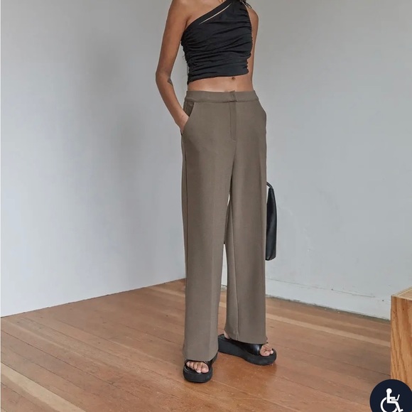 OAK + FORT | Pants & Jumpsuits | Straight Leg Dress Pant | Poshmark